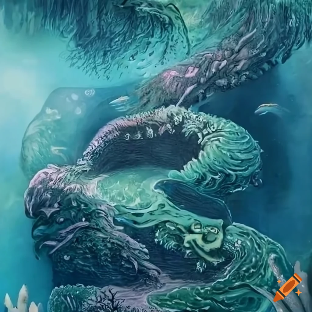 Enchanted underwater realm with vibrant fish and intricate coral on Craiyon
