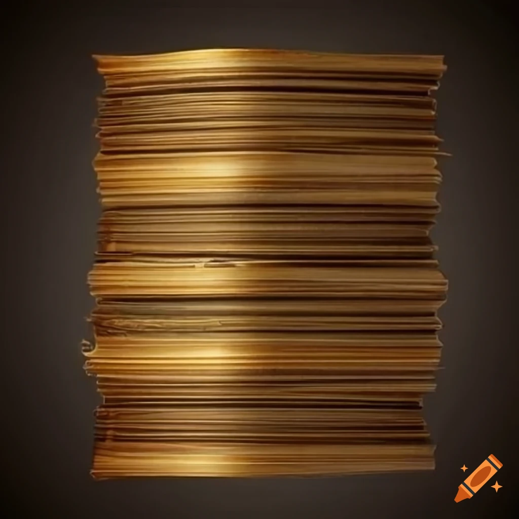 Intricately decorated antique vintage pages with finely detailed gold ...