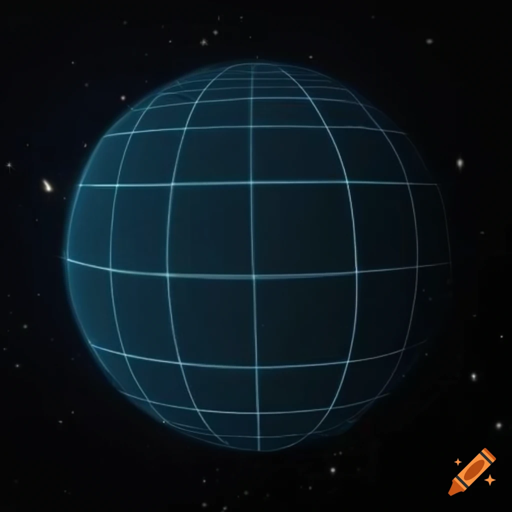 Grid representing all possibilities in the universe on Craiyon