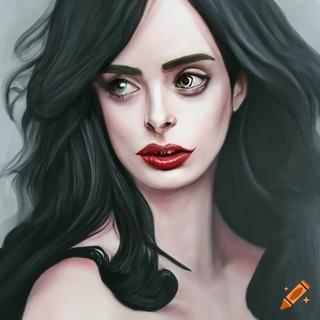 Krysten ritter drawing on Craiyon