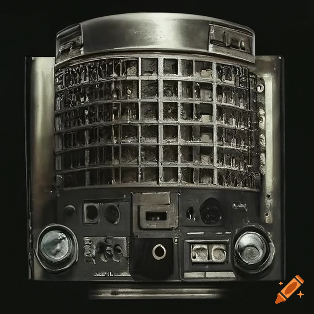 Soviet video signal generator designed by h r giger on Craiyon