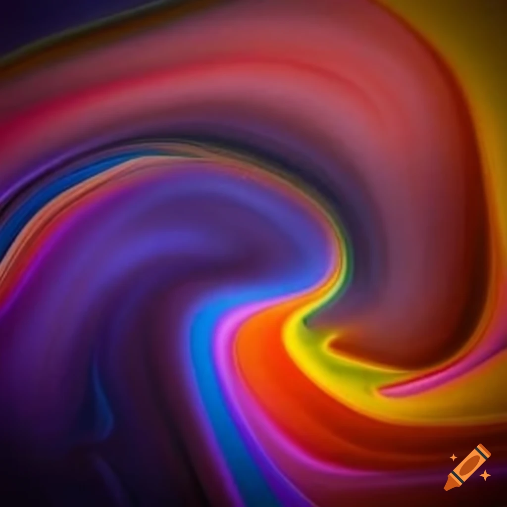 Abstract colors and shapes on Craiyon