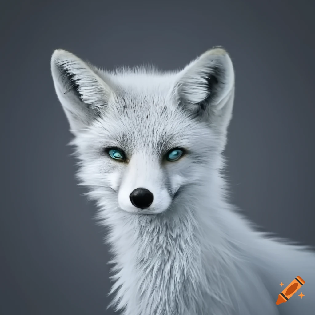 White fox on Craiyon