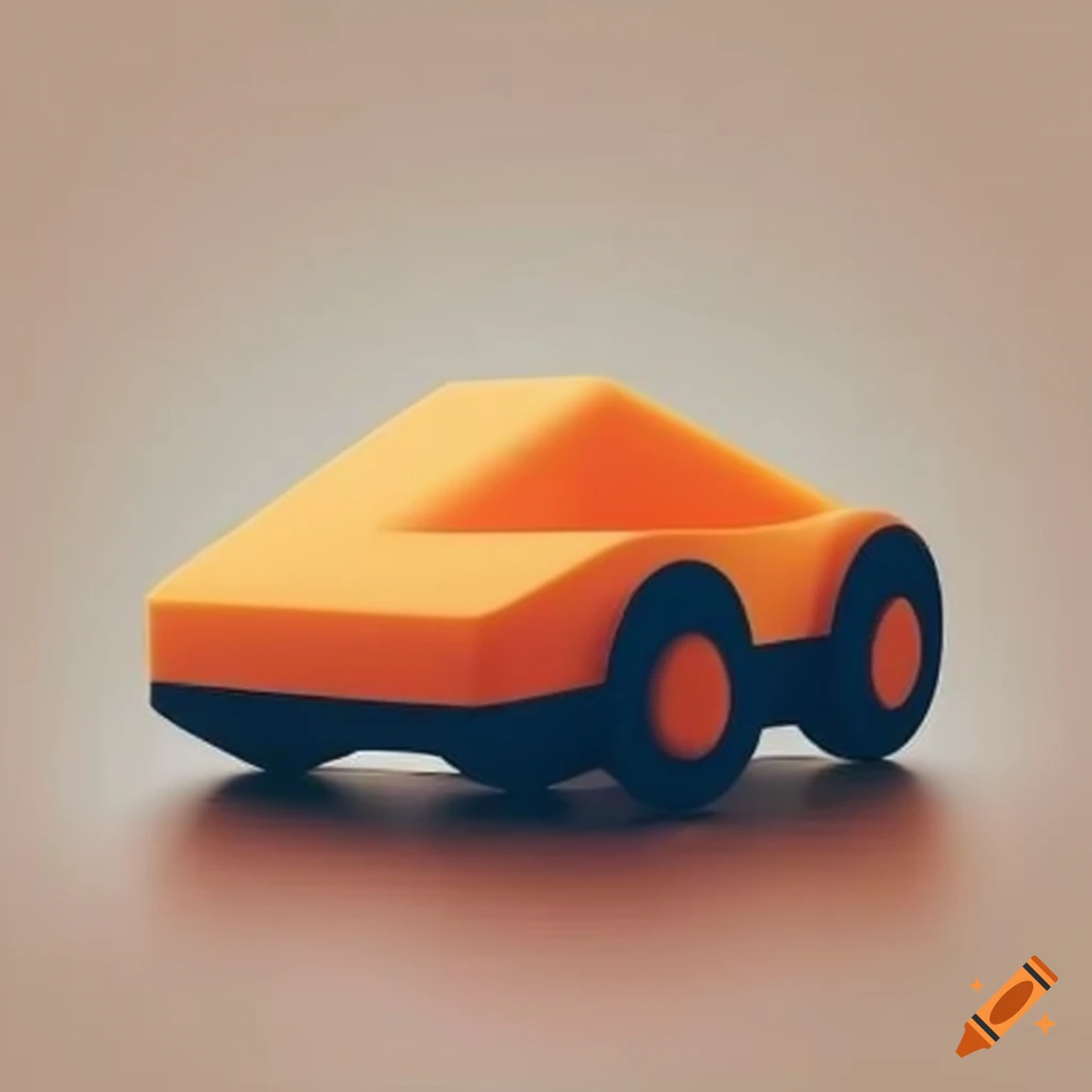 Concept car designed in the shape of an eraser on Craiyon