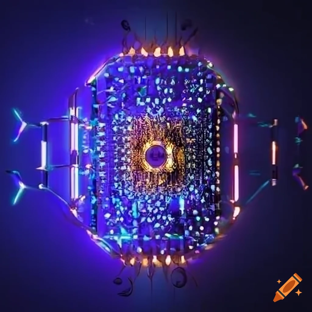 Quantum chip on Craiyon