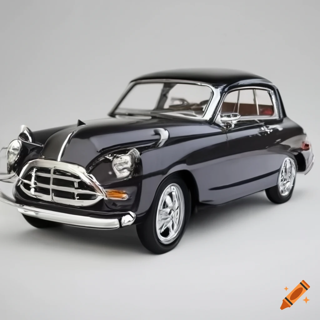 Chrome and graphite raleigh car on Craiyon