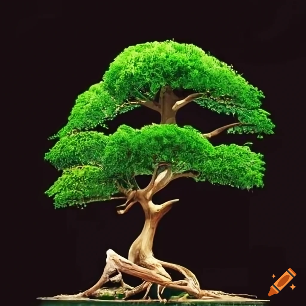 Bonzai tree on Craiyon