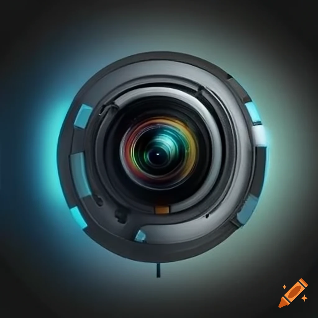 Robot vision camera on Craiyon