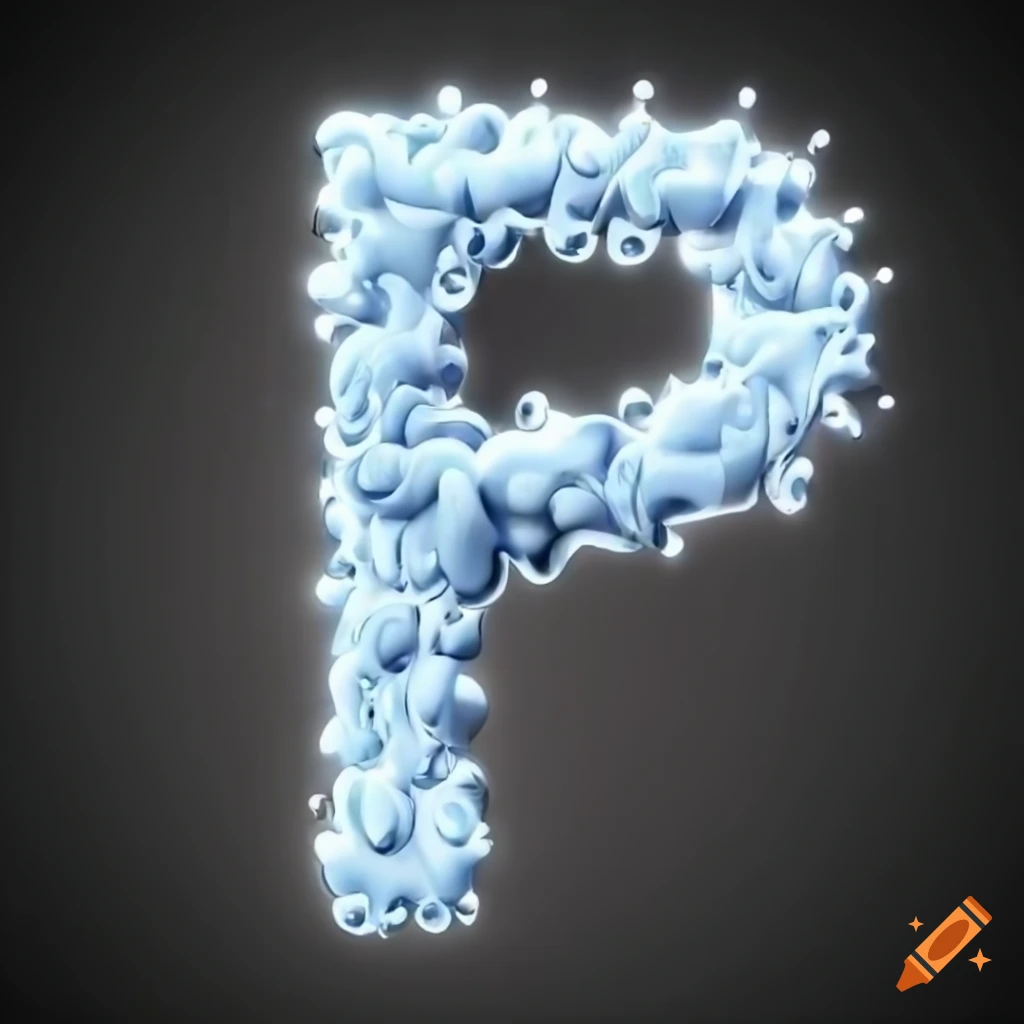 Princess-themed fancy letter t in 3d render on Craiyon