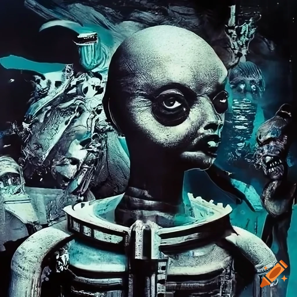 1963 bbc movie poster of weird alien creatures in sci-fi fashions on ...