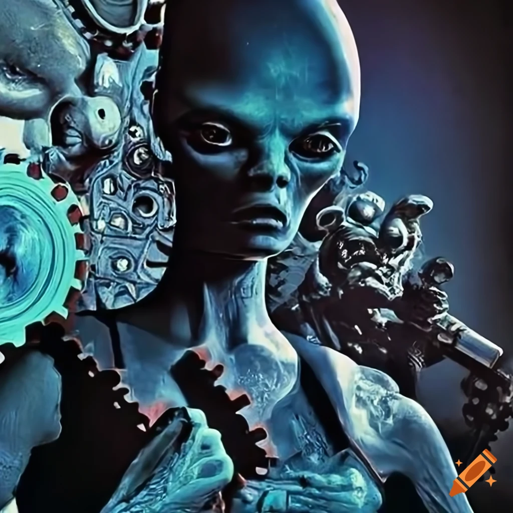 1963 bbc movie poster featuring weird alien creatures in sci-fi fashion ...