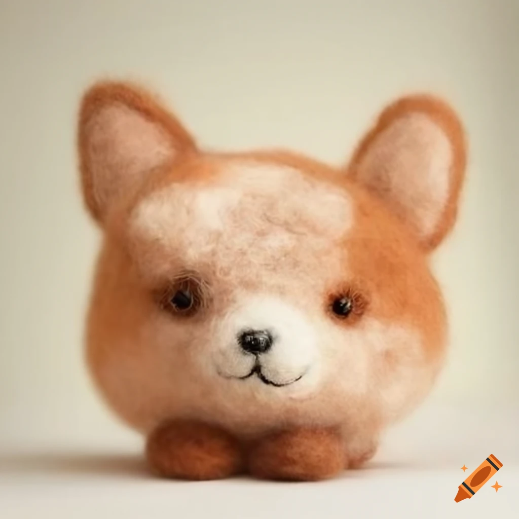 Felted animals on Craiyon