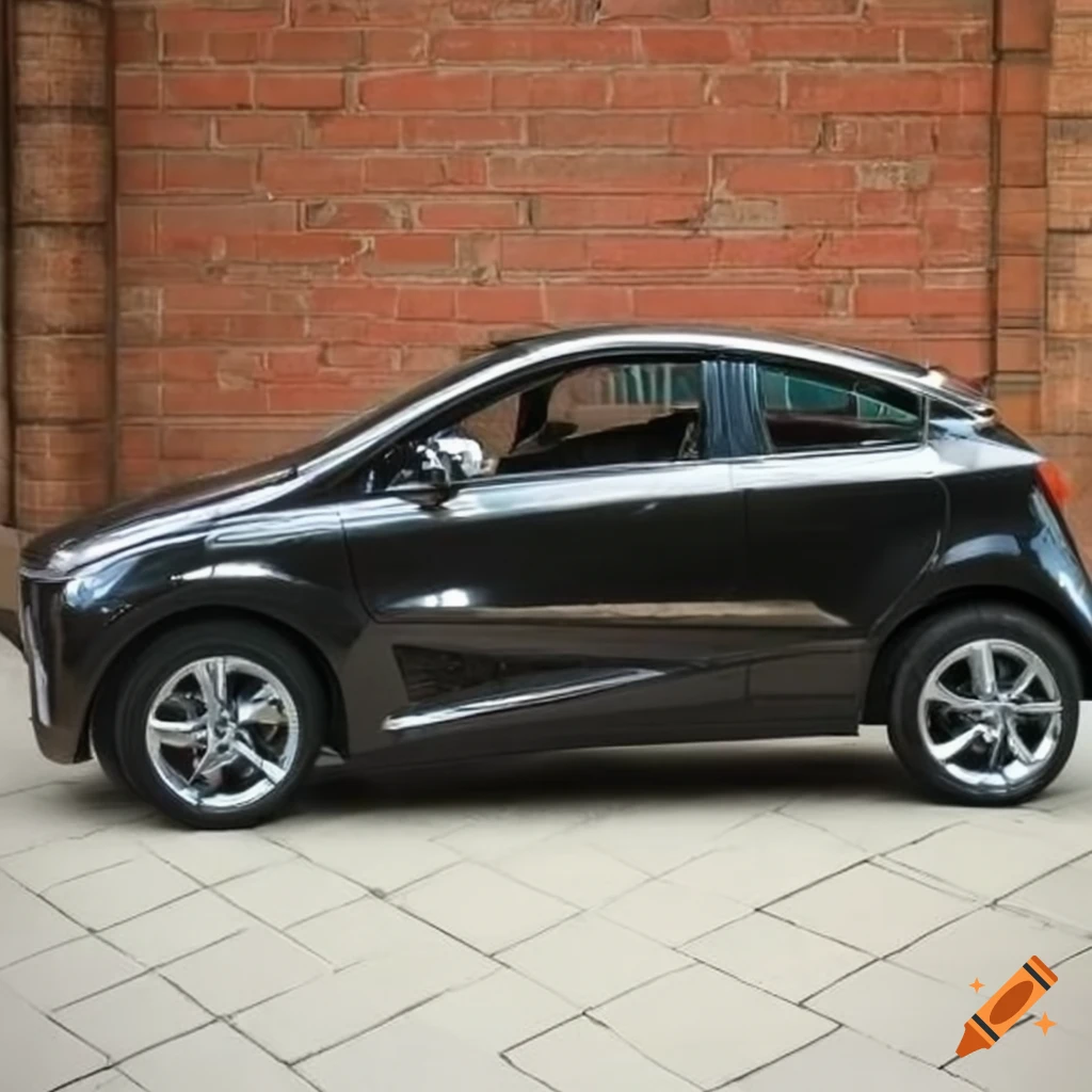 Chrome and graphite raleigh car on Craiyon