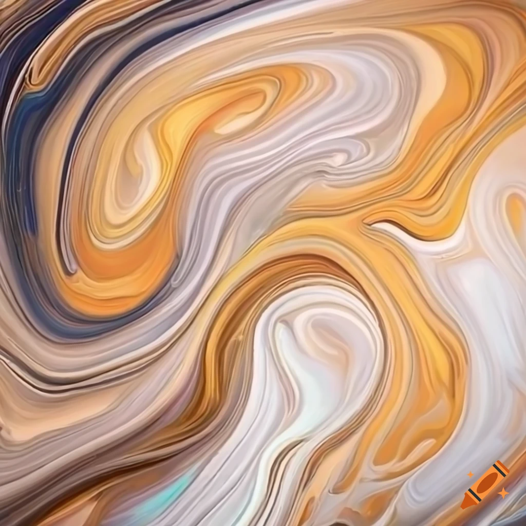 Beautiful abstract swirl texture in beige hues, acrylic painting in 8k ...