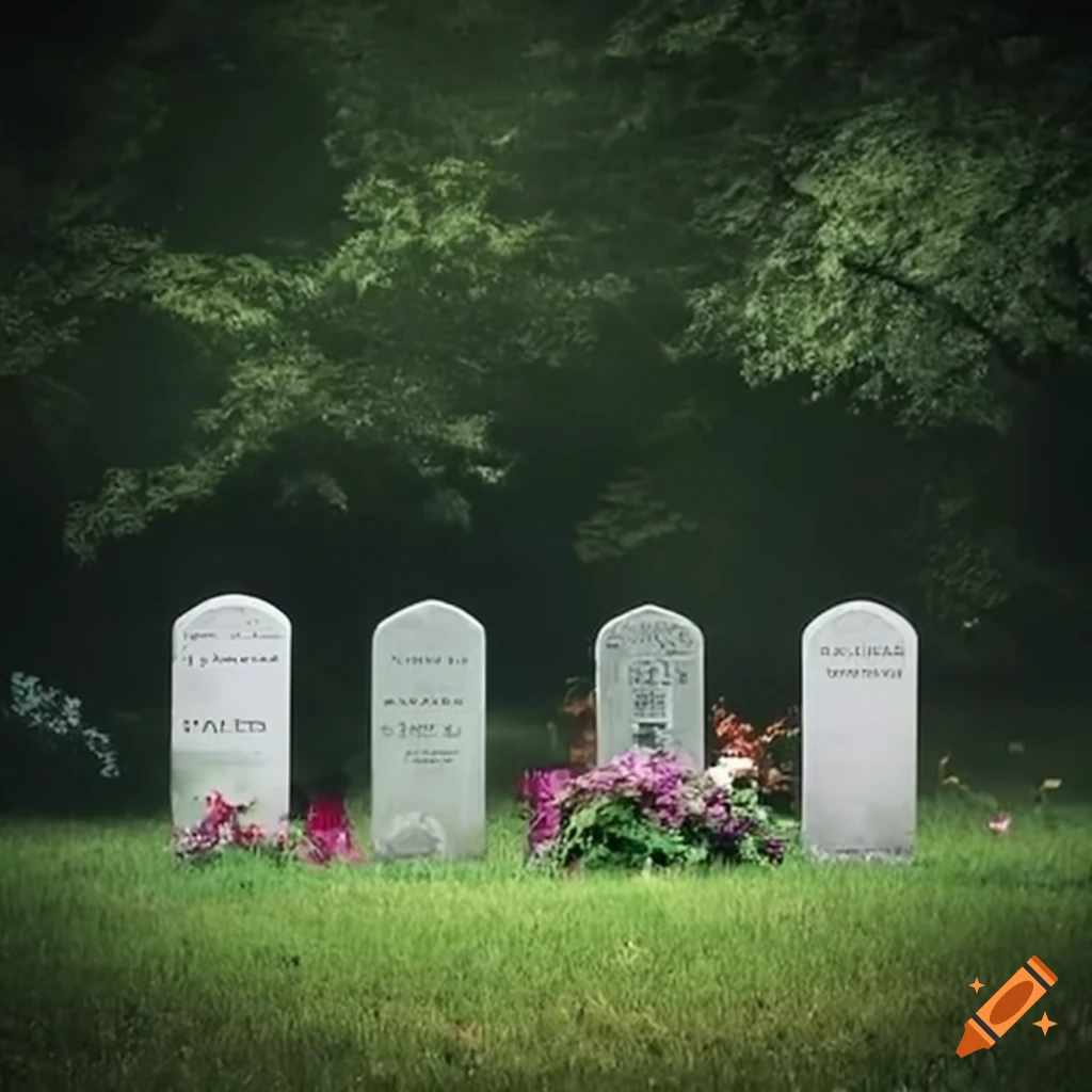 Innovation graveyard sign above a graveyard on Craiyon