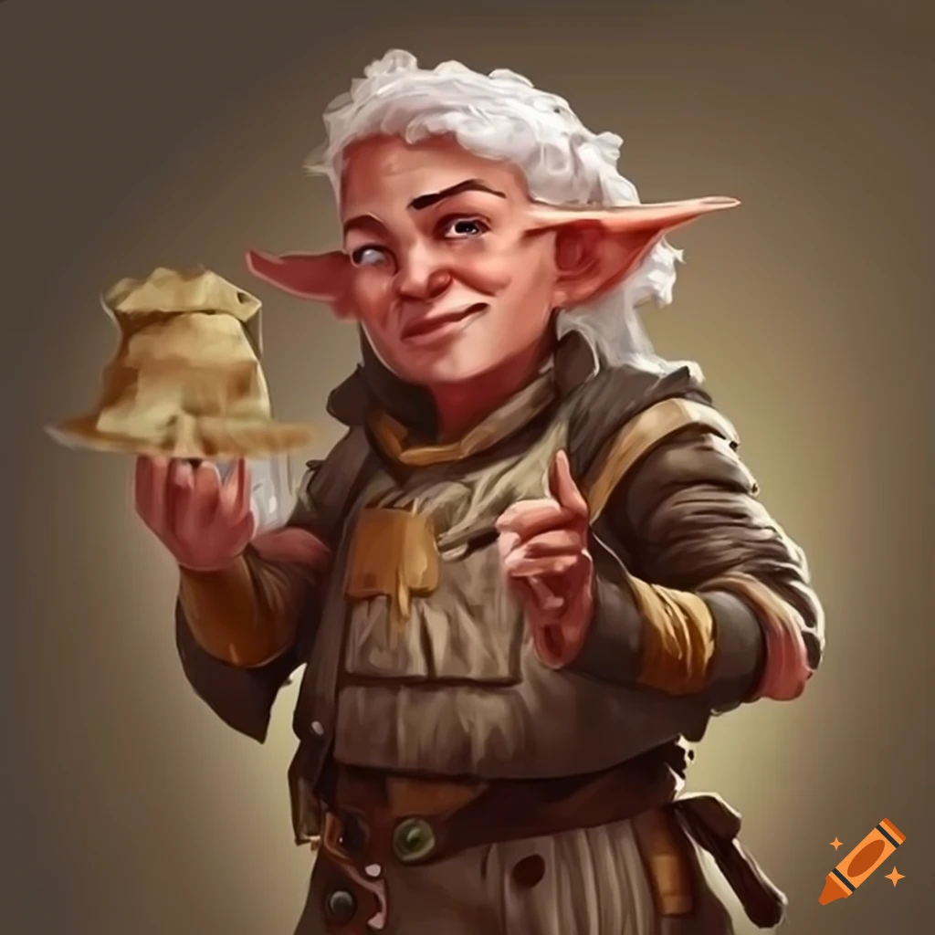Older male halfling chef on Craiyon