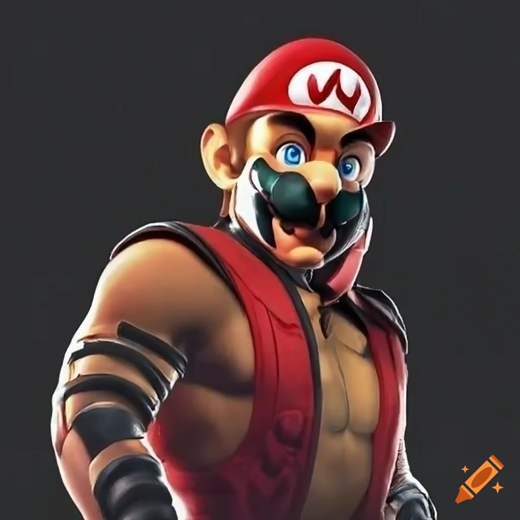 Mortal kombat super mario bros on Craiyon