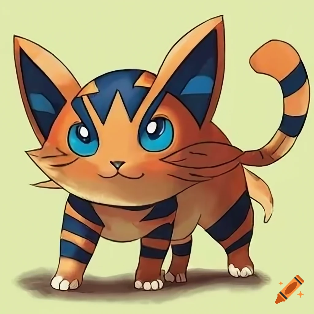 Cat pokemon on Craiyon