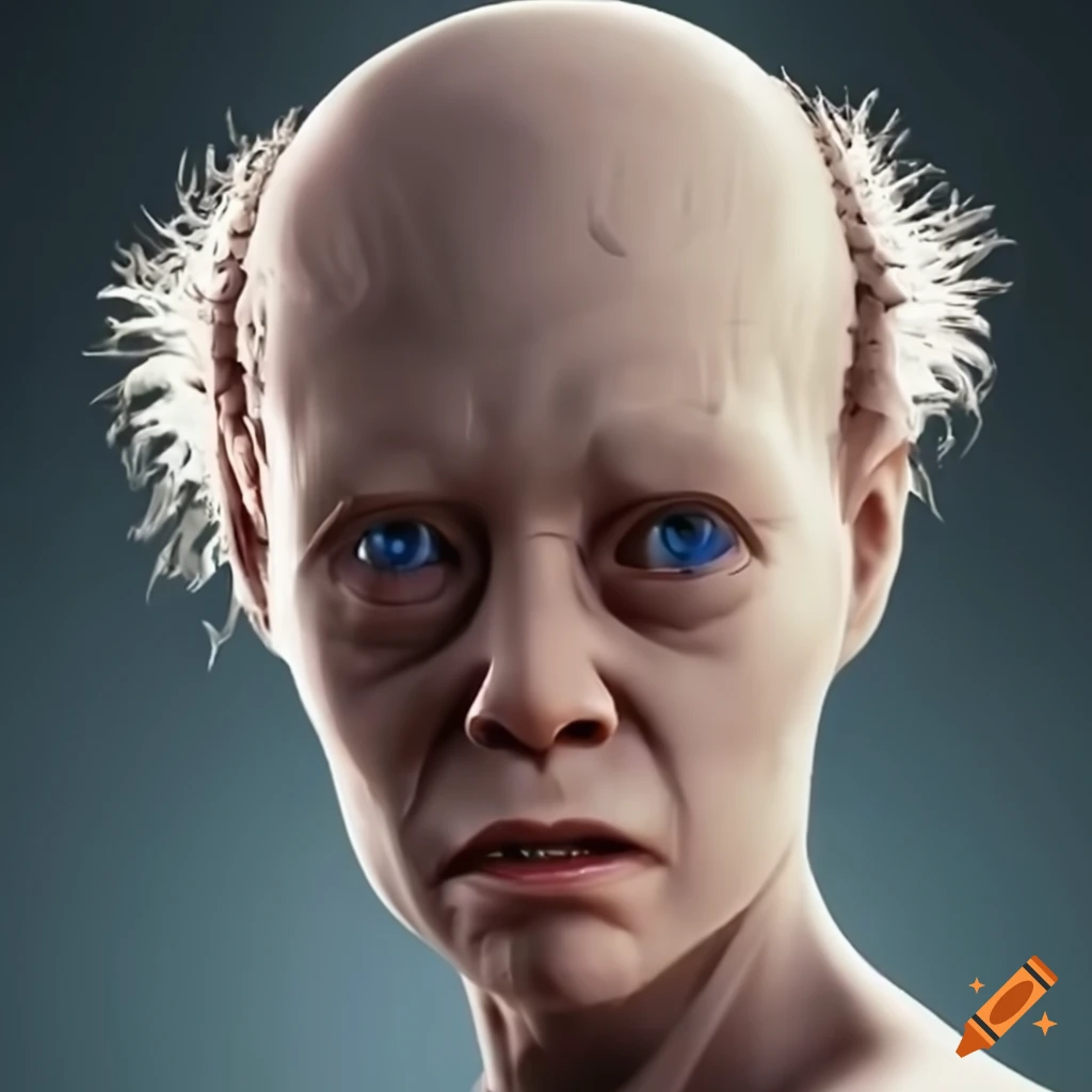 Uncanny valley concept illustration on Craiyon