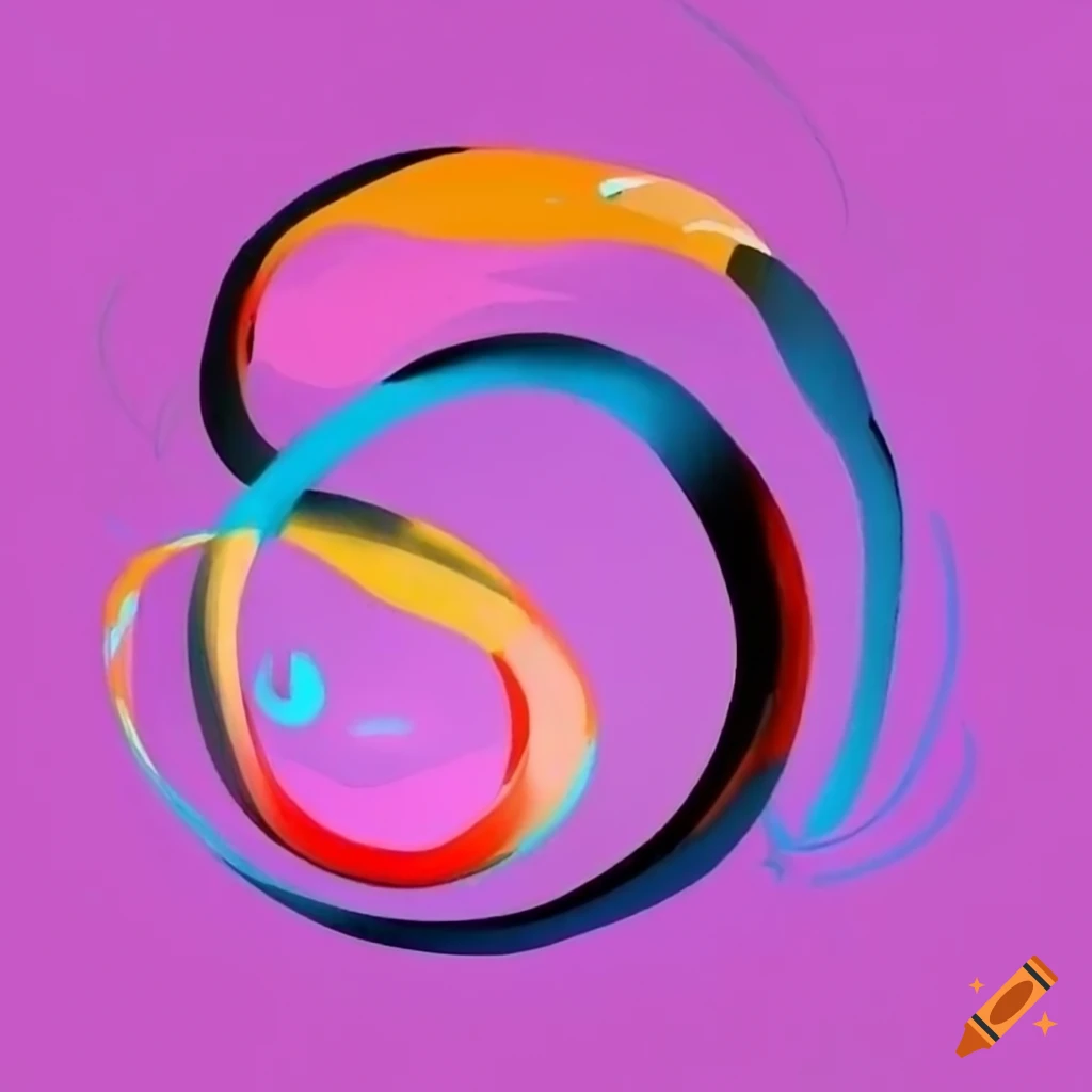 Simple abstract drawing of the word "playful" on Craiyon