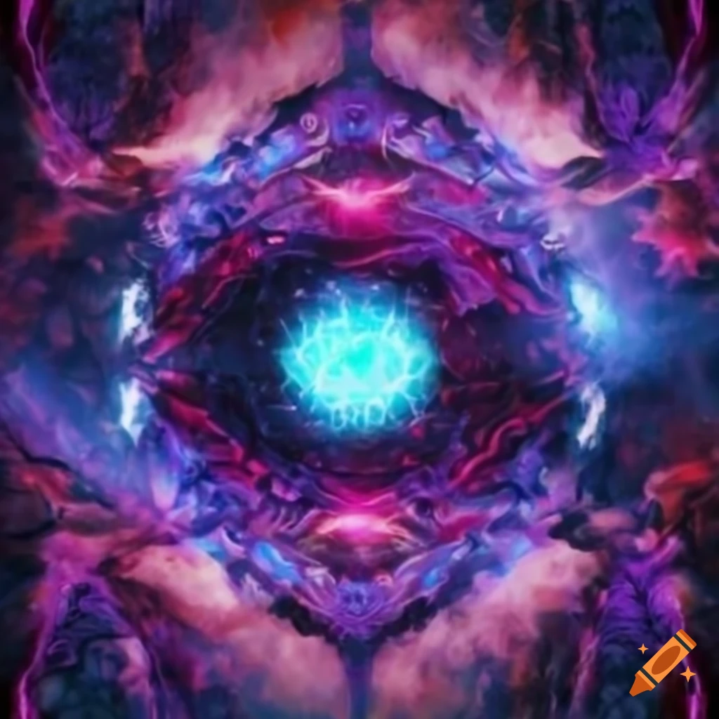 Abstract representation of void incarnate on Craiyon