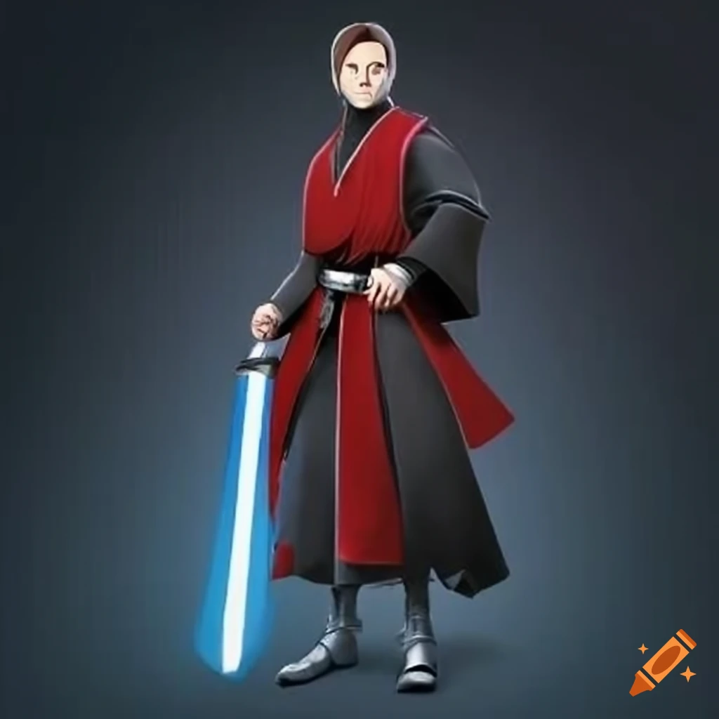 Itachi Anbu and Obi Wan Kenobi fusion in templar knight armor with sword on Craiyon