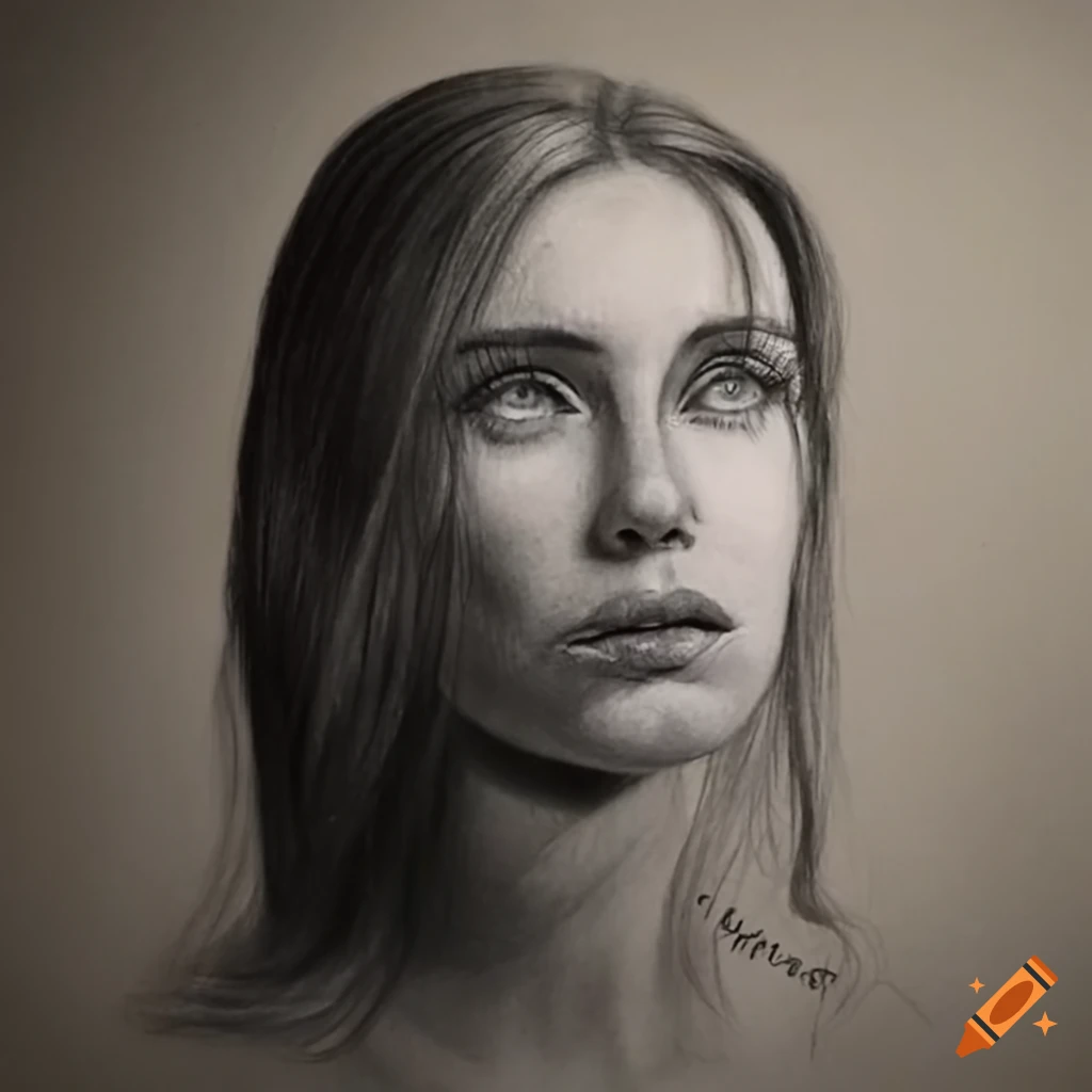 Portrait of a sad-eyed lady of the lowlands on Craiyon