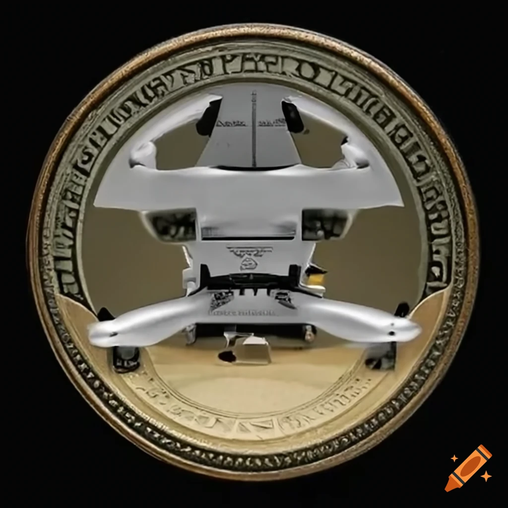 DHS S&T Challenge coin depicting drone radar systems at the White House ...