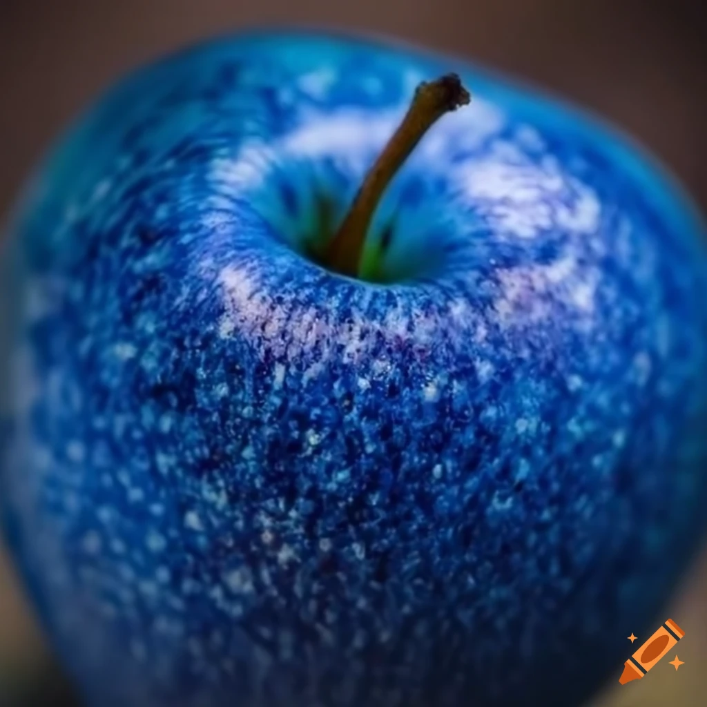 Blue apple on Craiyon