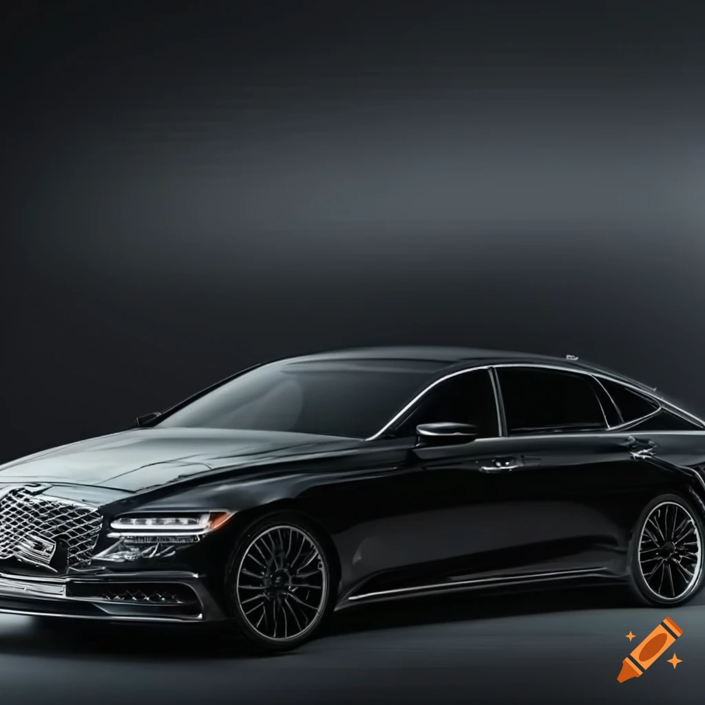 Modern side view of a genesis g80 on Craiyon