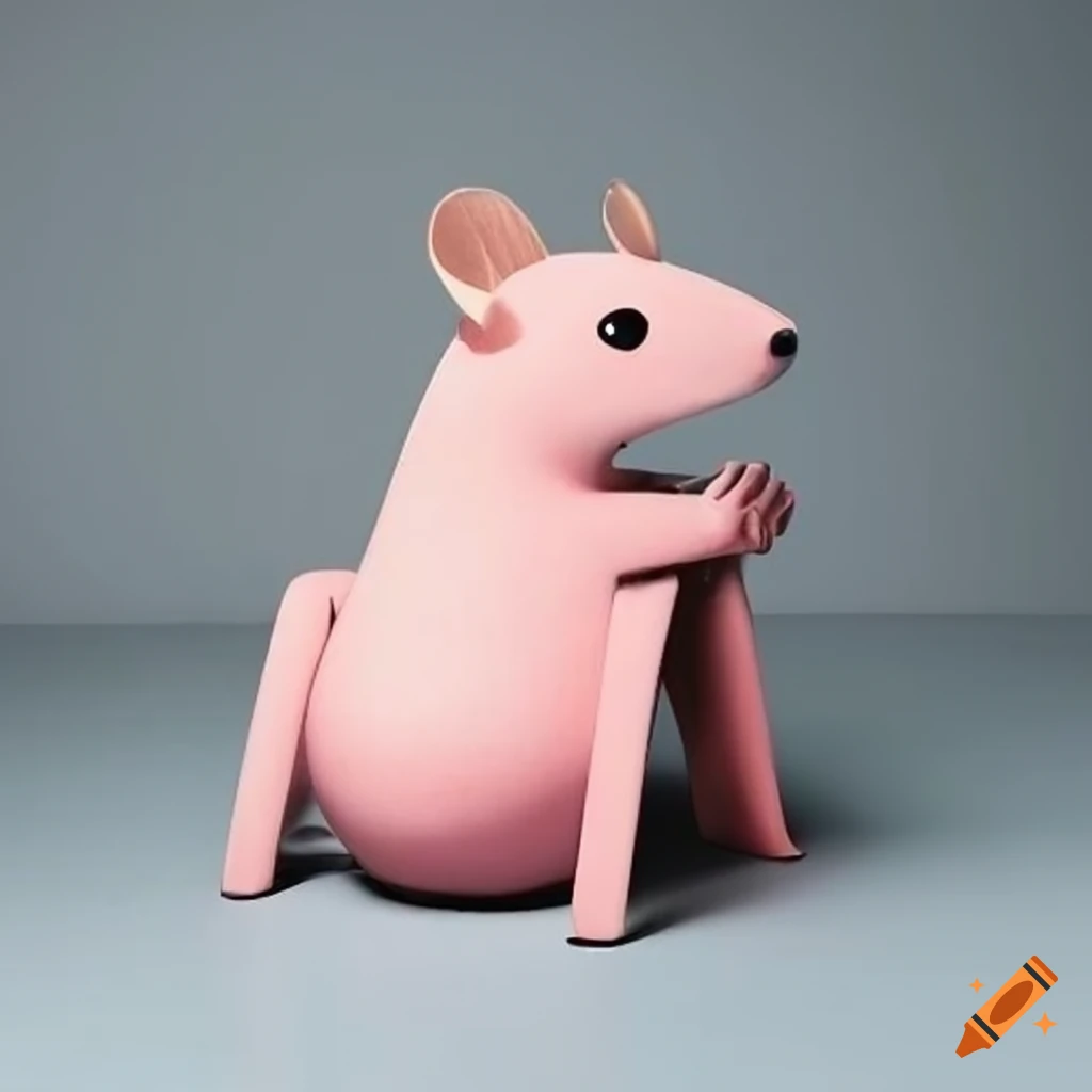 Chair designed to look like a rat on Craiyon