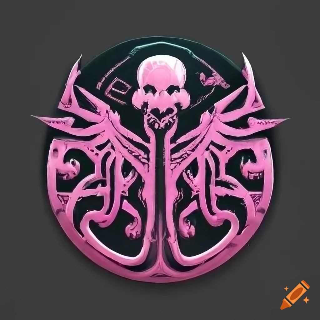 Logo of female cyberpunk gang 'hydra' on Craiyon