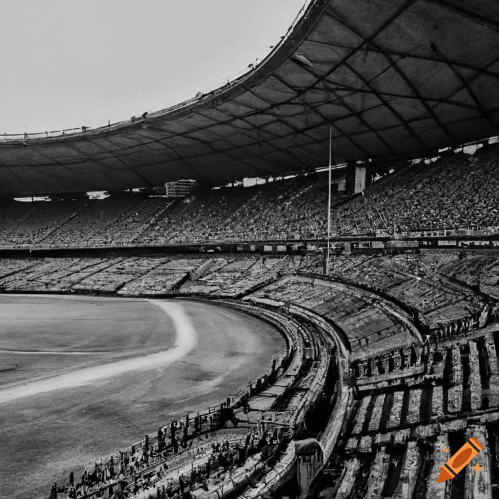 Old baseball stadium on Craiyon