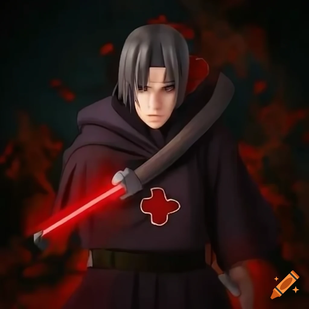 Character in anbu and templar knight armor with sword on Craiyon