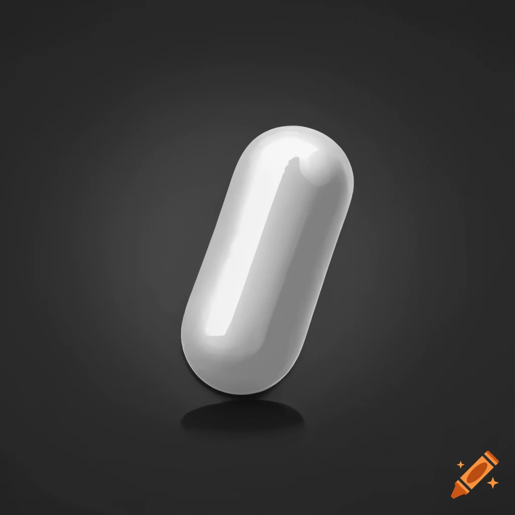 Silhouette of a capsule-shaped tablet with "ph. dell comp." inside and ...