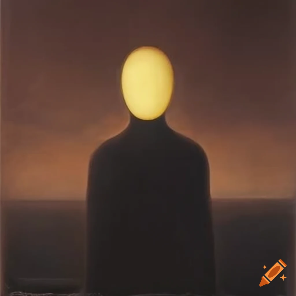 Artwork depicting a fire in transparent glass by Rene Magritte on Craiyon