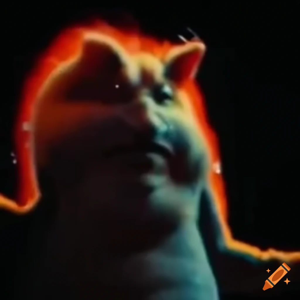 Comedic scene of joe pointing at a tv with a cable in humorous meme on ...