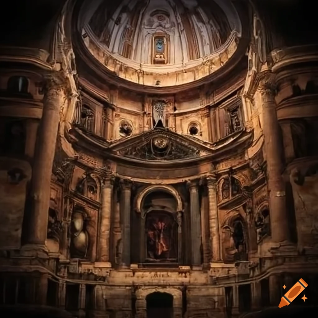 Abstract background in rome on Craiyon