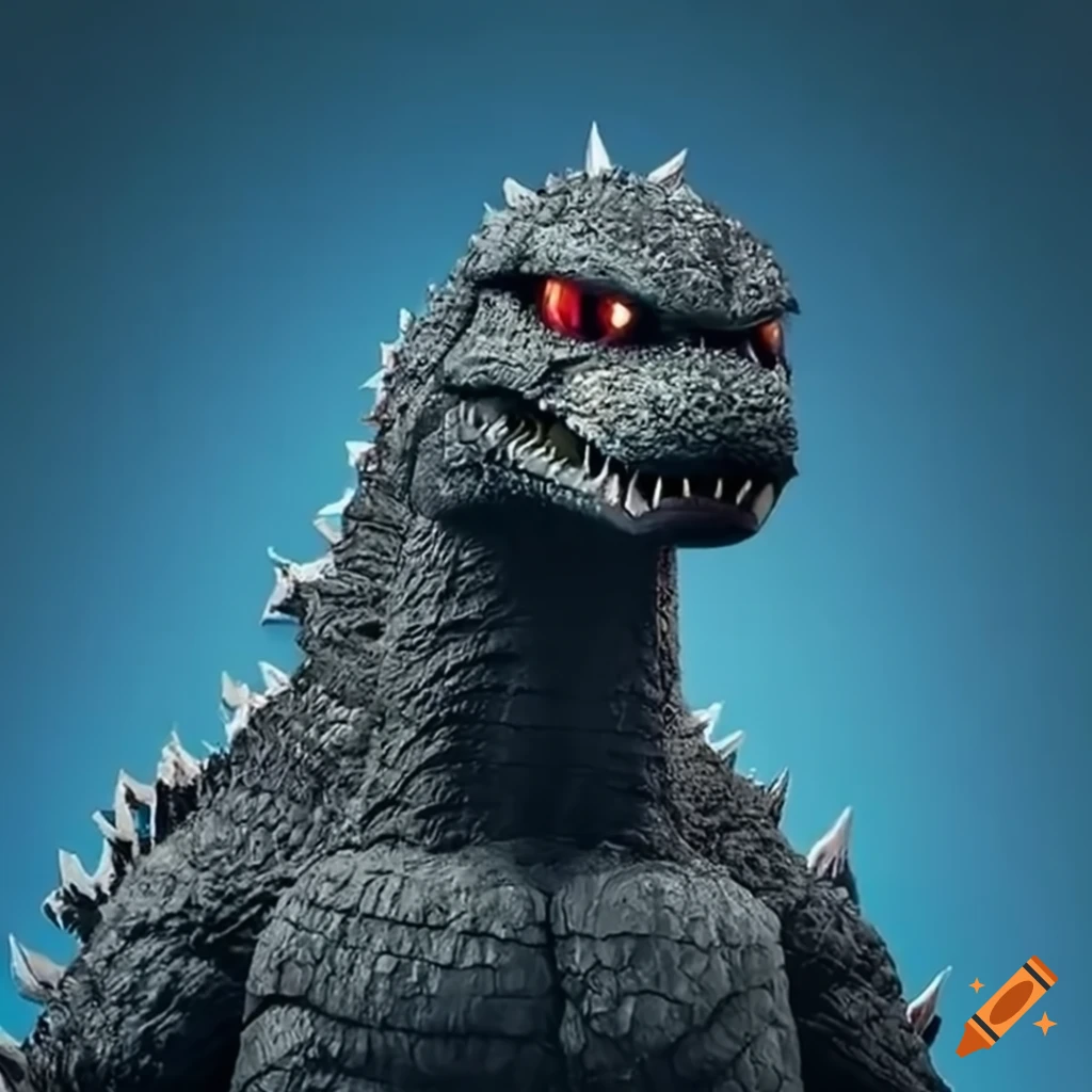 Powerful godzilla dragonball z character made of zircon on Craiyon