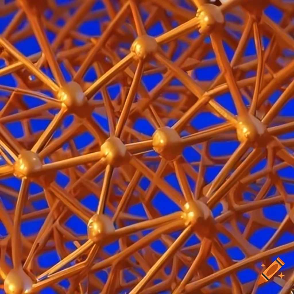 Crystal lattice structure on Craiyon