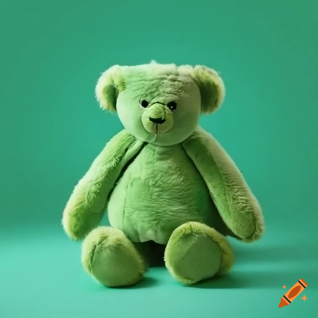 Green french plush toy on Craiyon