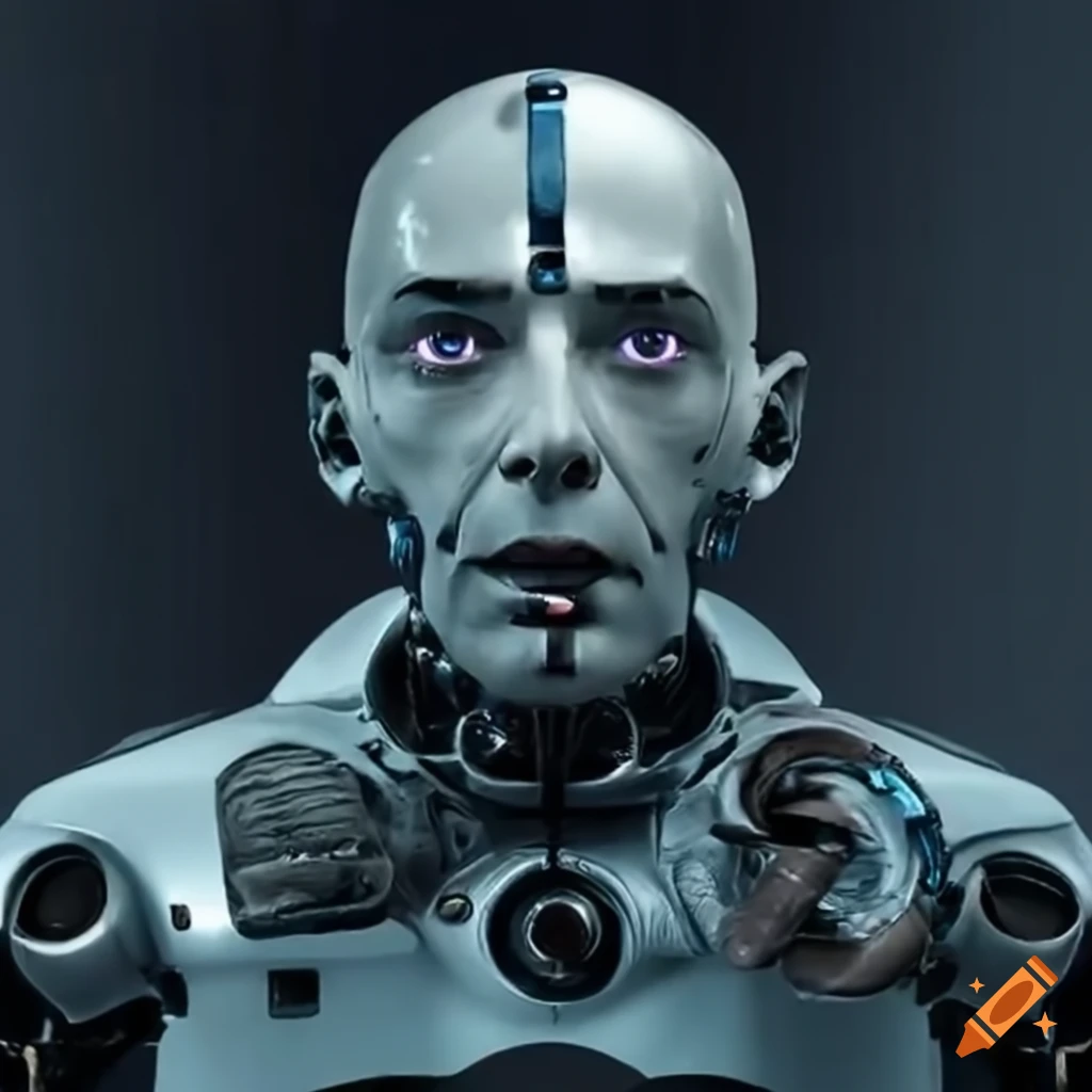 Alain berset robot on Craiyon