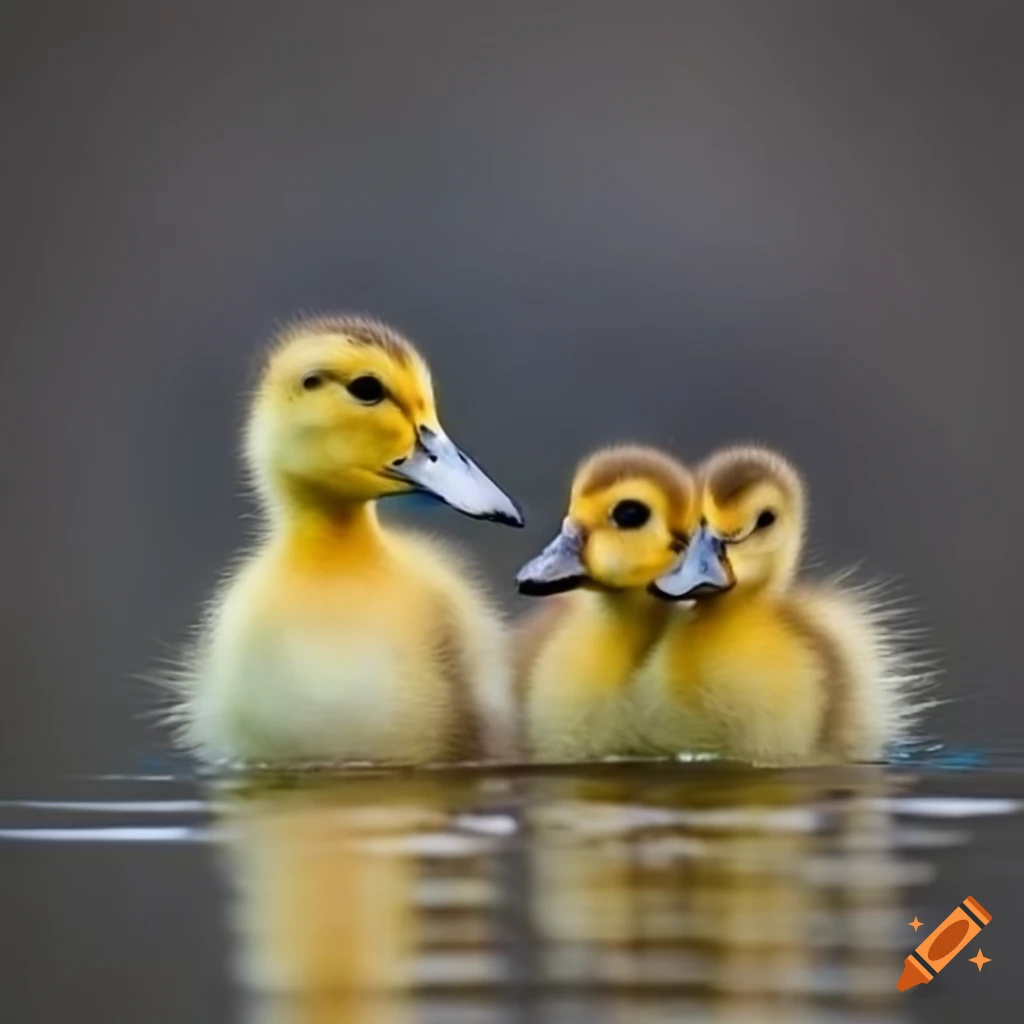 Ducklings on Craiyon