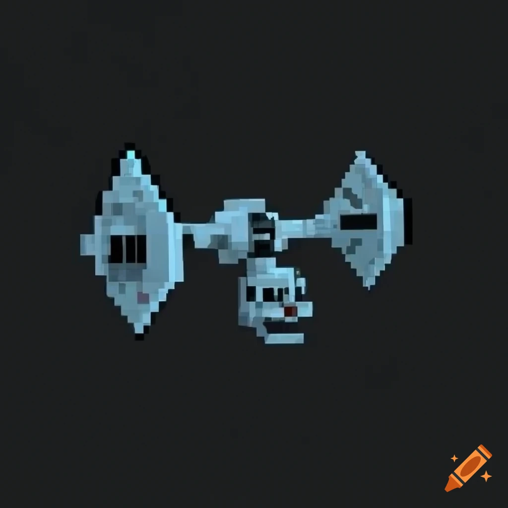 2d left-facing tie defender in 8-bit style on black background on Craiyon