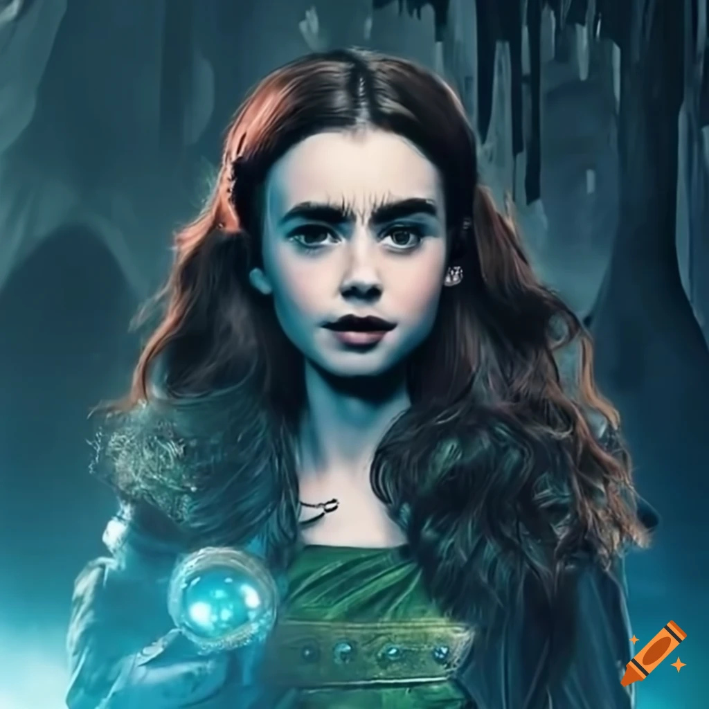 Lily Collins as a rebel princess discovering a hollow earth Eden in a ...