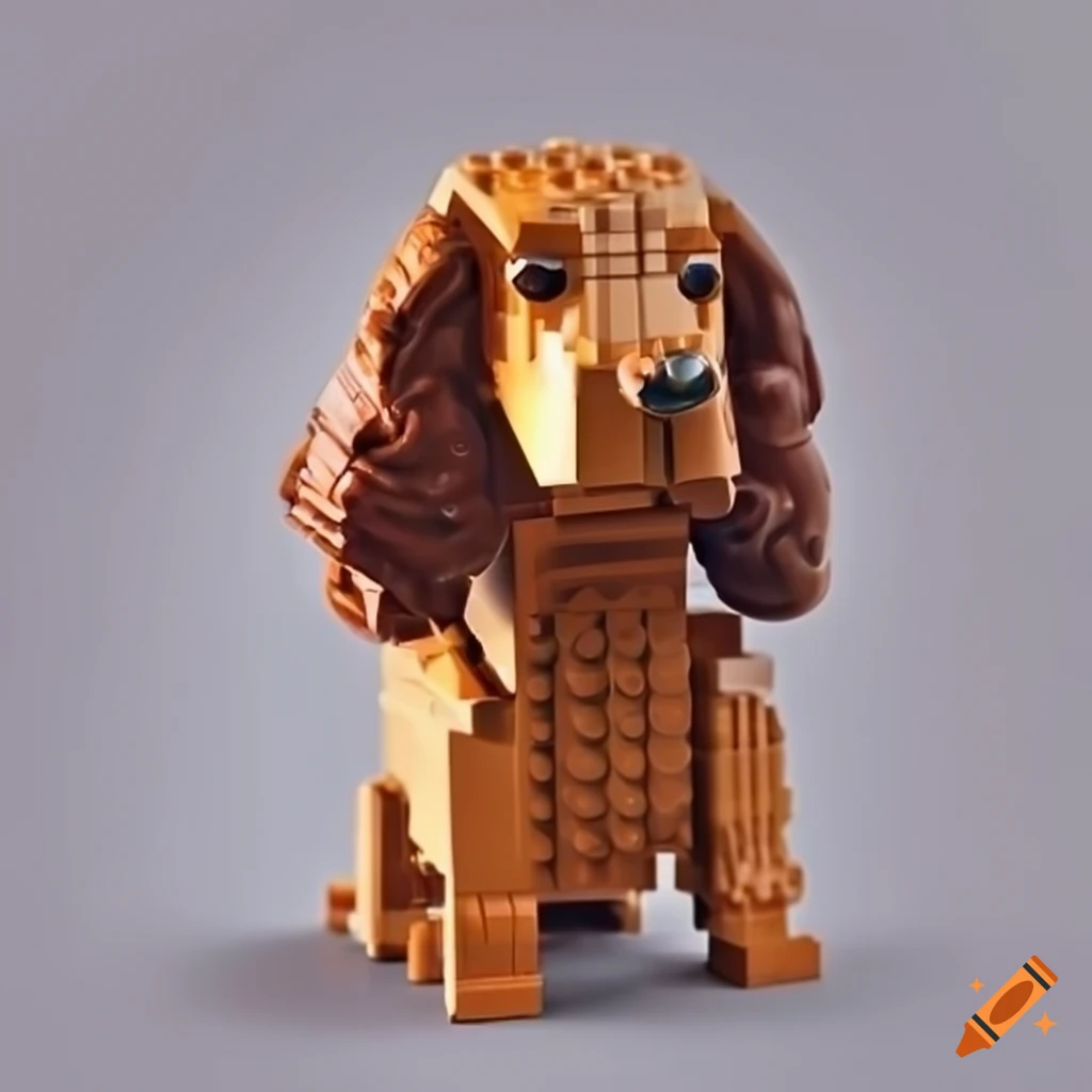 Large Lego spaniel on Craiyon