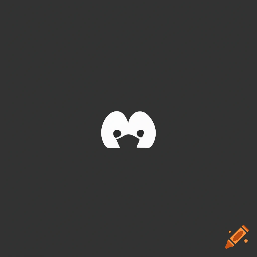 Modern minimalistic sudowill linux logo in black and white on Craiyon