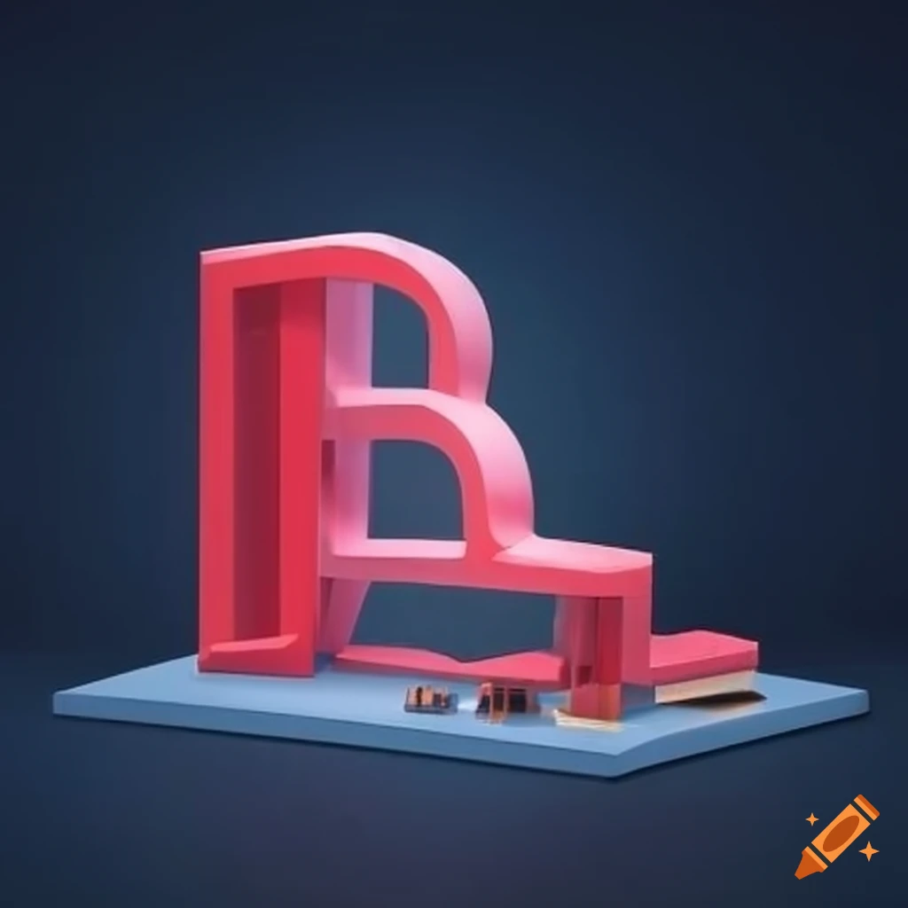 Building shaped like the letter B on Craiyon