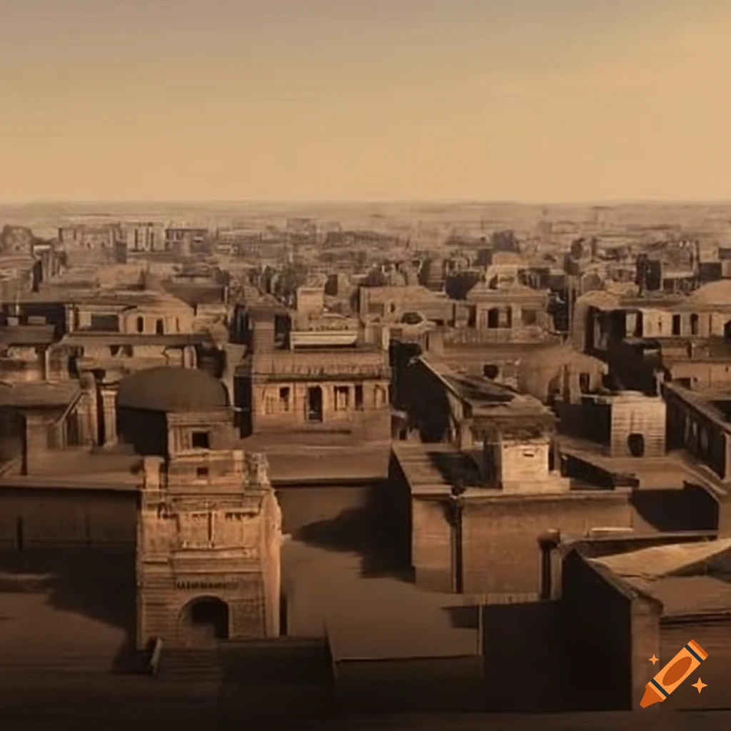 Axum city with axumite architecture on Craiyon