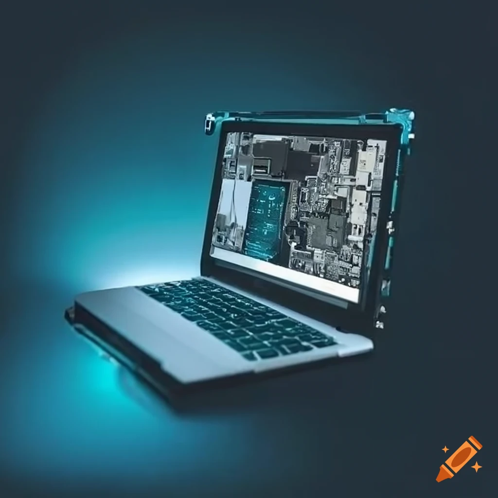 Laptop repair and software installation services on Craiyon